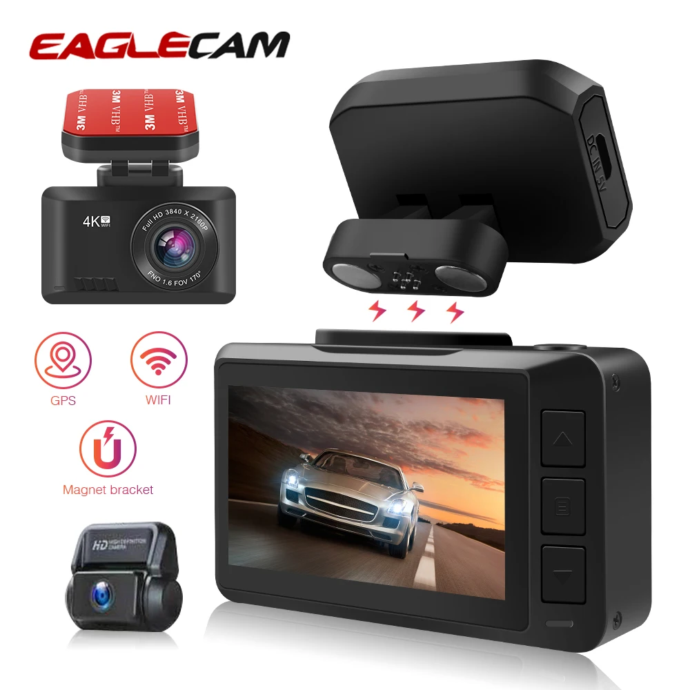Dash-Camera-4K-Sony-IMX-335-Gesture-Photo-WiFi-Car-Camera-Dashcam-3840 ...