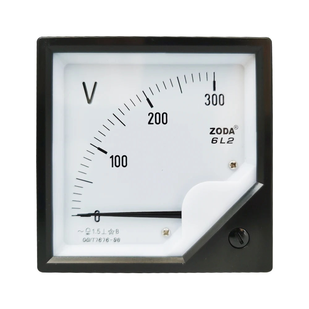 1PC 6L2-V 250V 300V 450V 500V 750V AC Analog Meter Panel Gauge AC ...