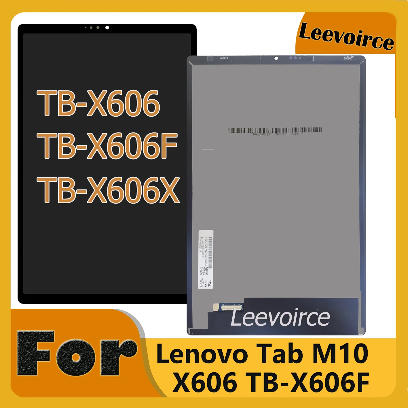 Original For Lenovo Tab M10 Plus TB-X606F TB-X606X TB-X606 X616 LCD ...