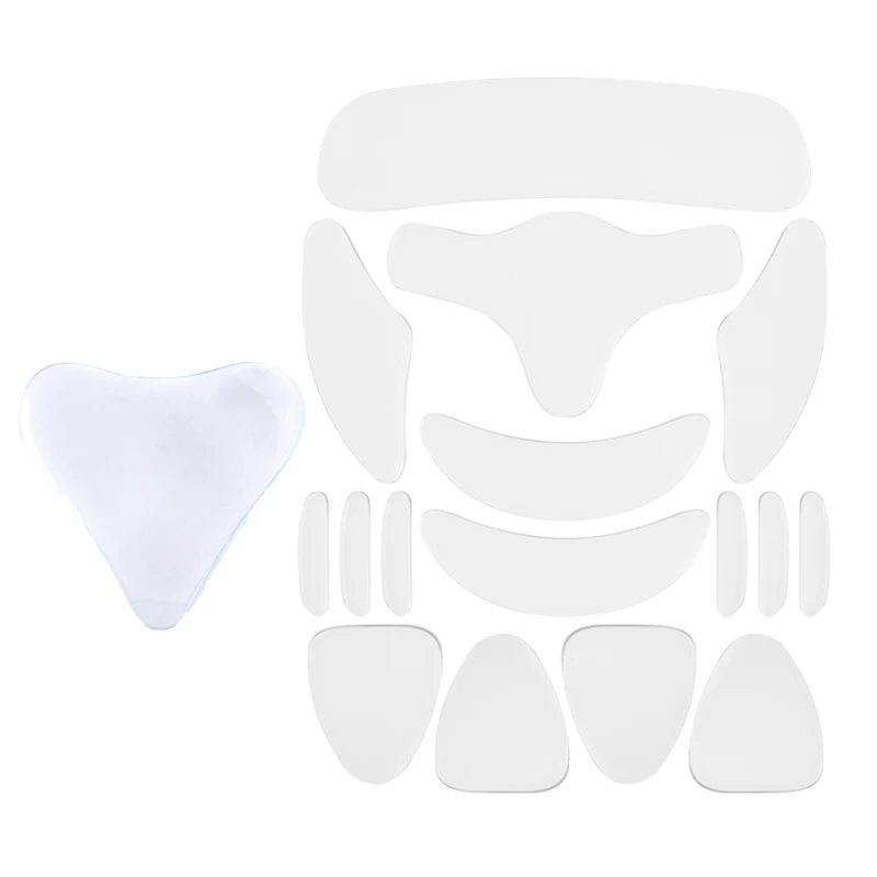 17pcs/set Reusable Silicone Anti-wrinkle Face Forehead Sticker Cheek ...