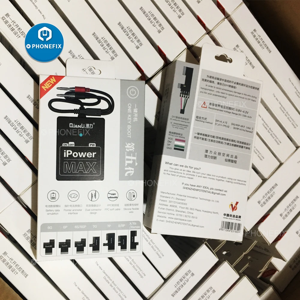 PHONEFIX кабель питания i power Max Pro Тестовый Кабель для iPhone XS Max X 8 8P 7G 6S 6 Plus DC ...