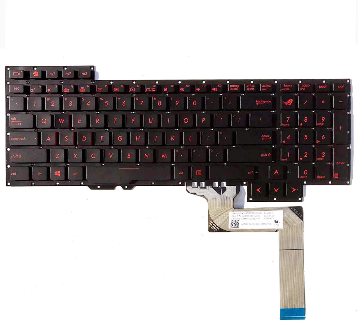 Teclado original para portátil Asus G751J, G751JL, G751JM, G751JT ...