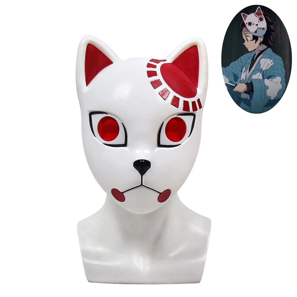 Kamado Tanjiro Prop Cosplay Replica Mask Helmet Demon Slayer Kimetsu no ...