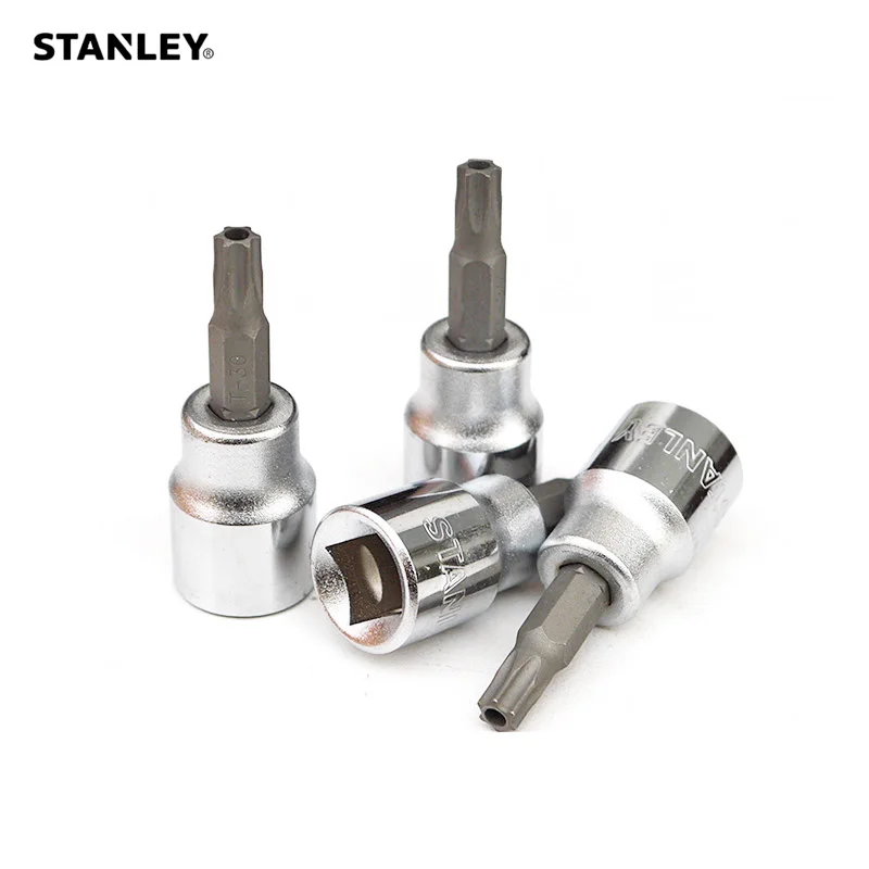 Stanley 1-Piece 3/8 1/2 drive security tamper proof torx bit socket ...