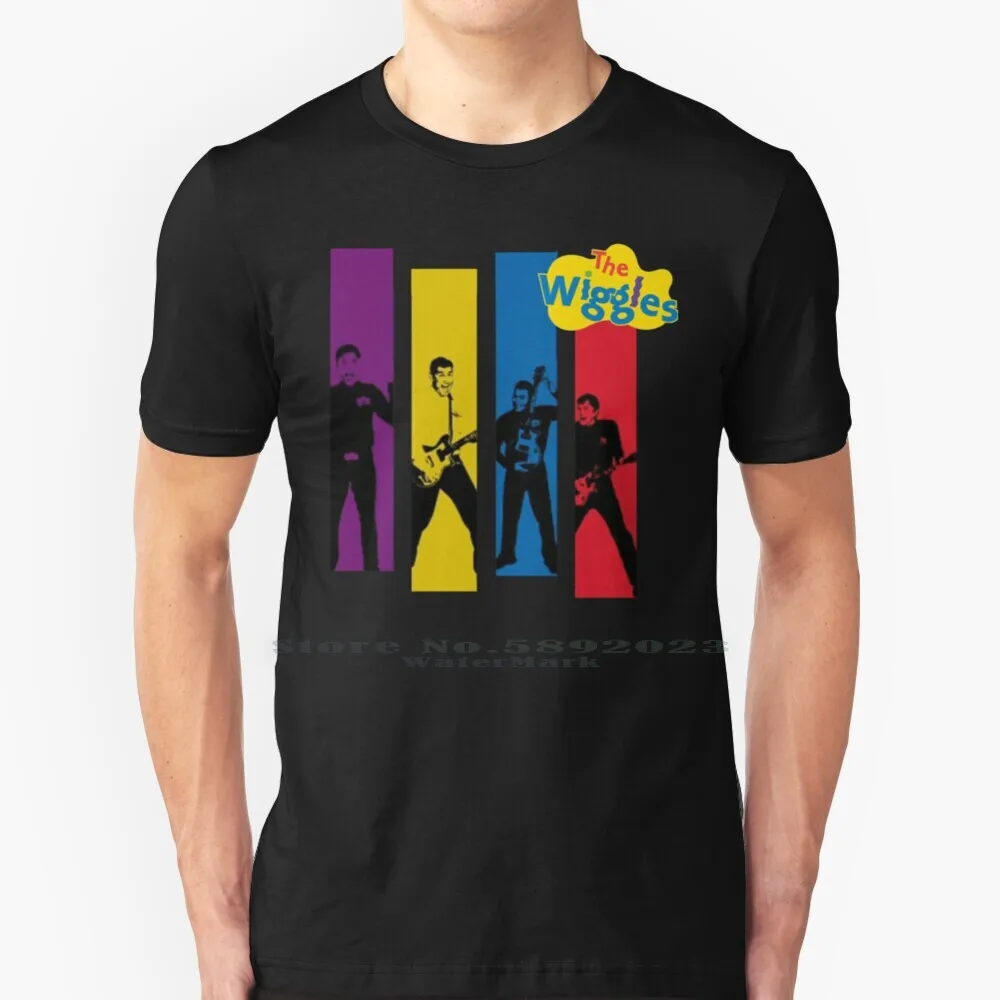 The Wiggles Retro Design T Shirt 100% Pure Cotton Big Size The Wiggles ...