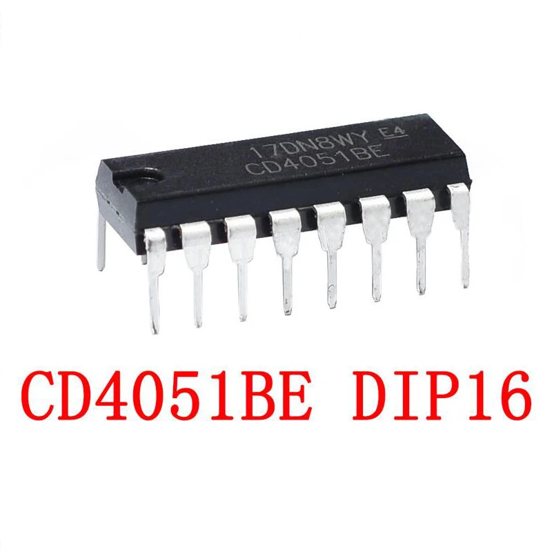 10-20PCS-CD4051BE-DIP16-CD4051-CD4051B-4051-DIP-16-New-and-Original-IC ...