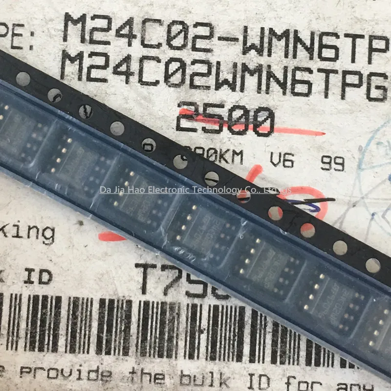 10 개/몫 M24C02 WMN6TP 24C02WP 패치 SOP8 메모리 칩 새로운 오리지널|Replacement Parts ...