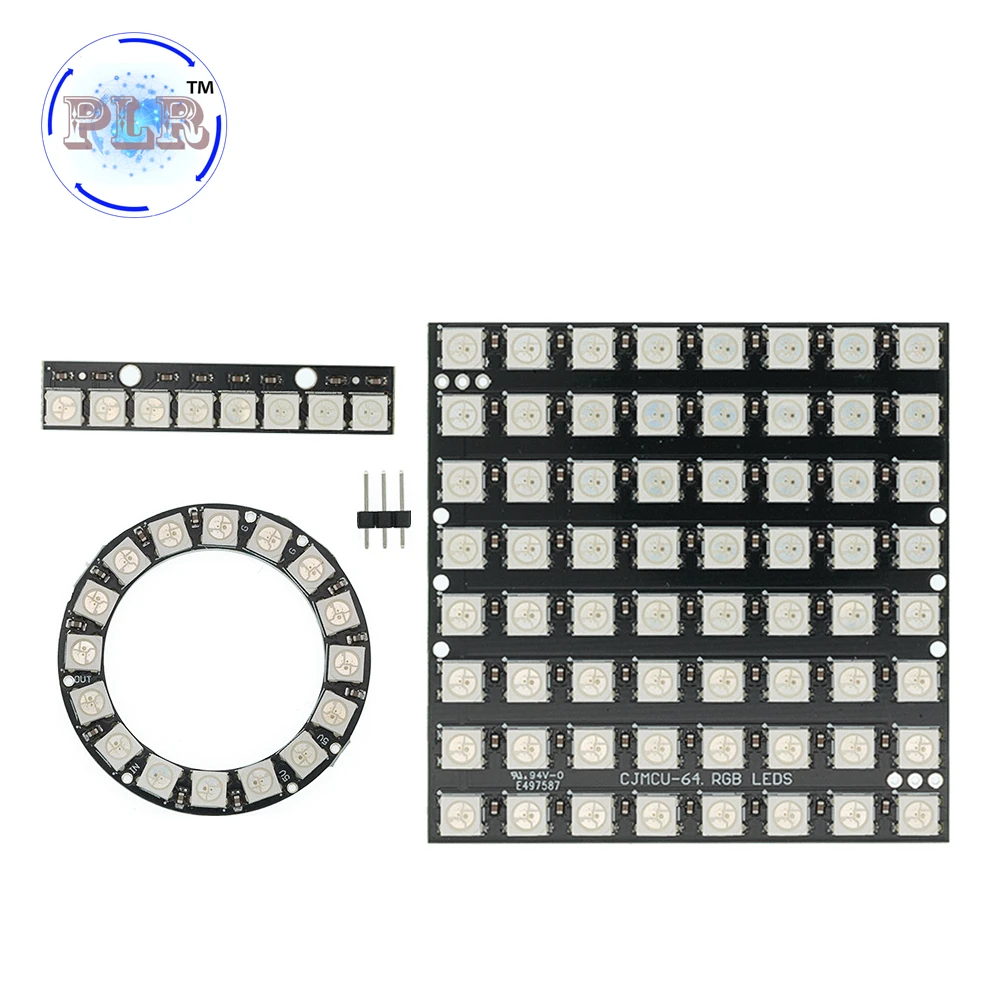 10PCS-8-16-64-Channel-WS2812-WS2812B-WS-2811-5050-RGB-Lamp-Panel-Module ...