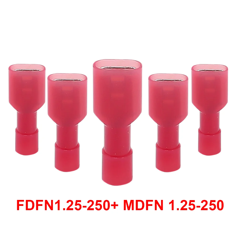 FDFN-1-25-250-MDFN-1-25-250-Rot-NYLON-M-nnlich-Weiblich-m-nnlich ...