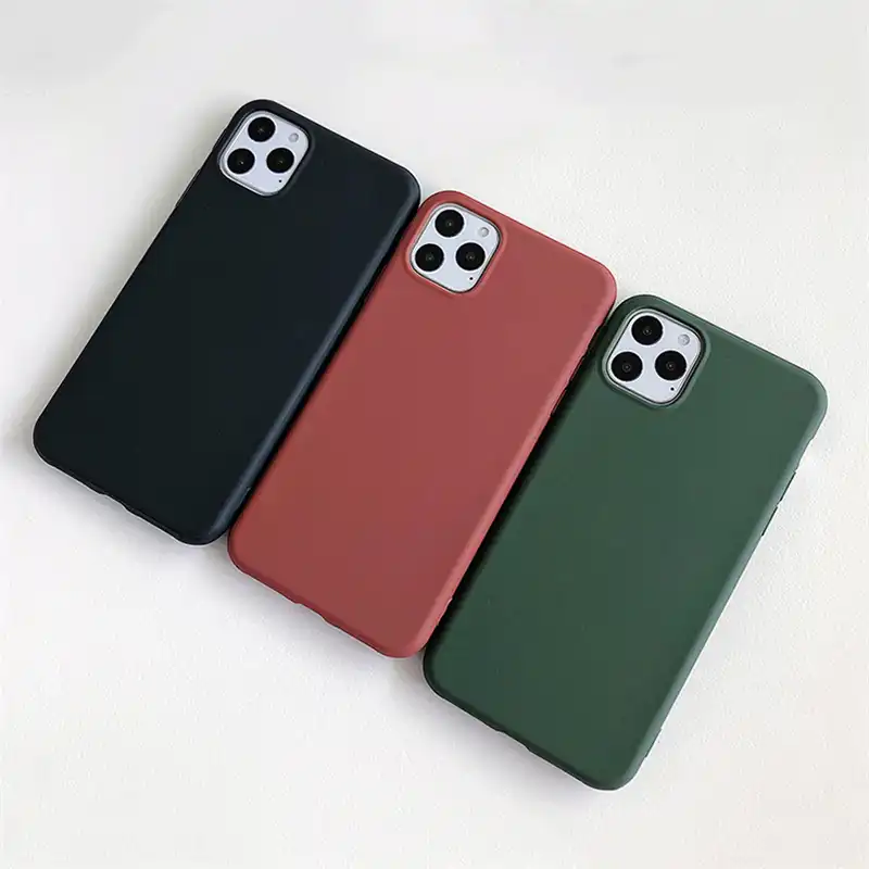 Matte Army green phone case for iPhone 11 case iPhone 11 Pro Max back ...