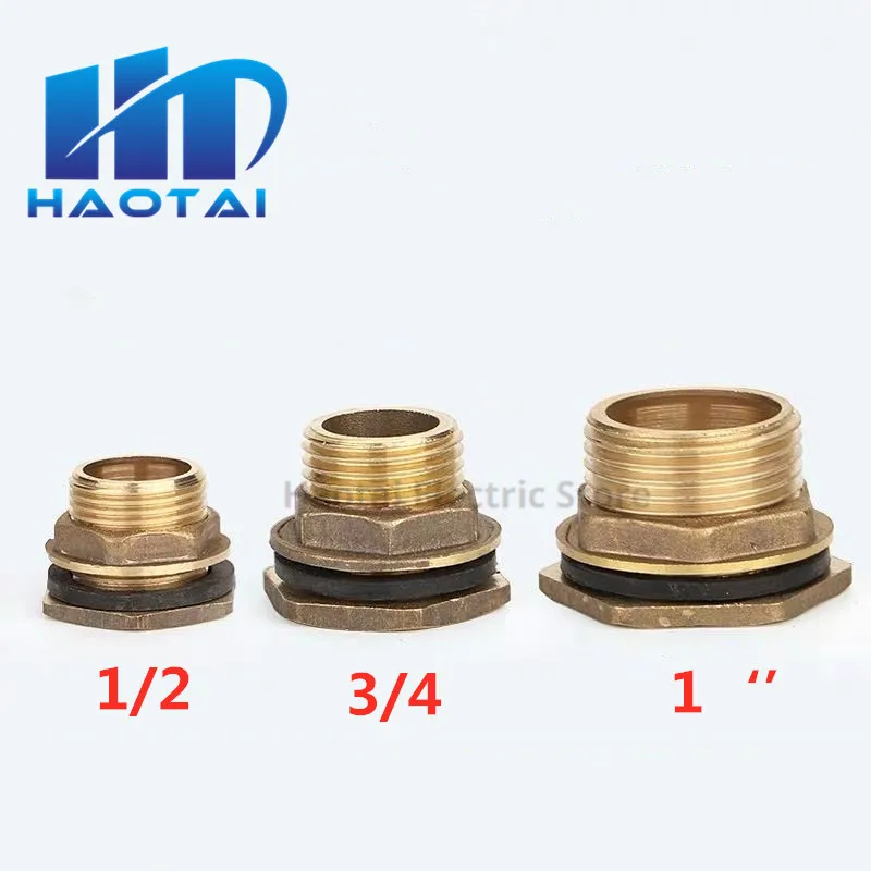 Brass-inner-and-outer-wire-water-tank-joint-1-2-drain-outlet-water ...