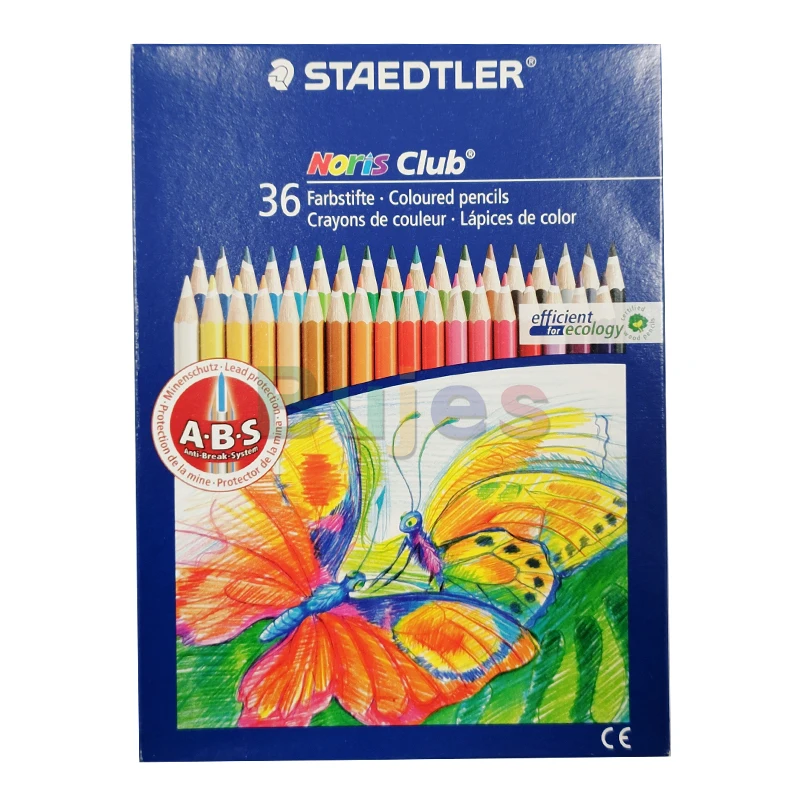 Crayons de couleur,crayons de couleur LUNA aquarelle, ensemble de 12-24 ...