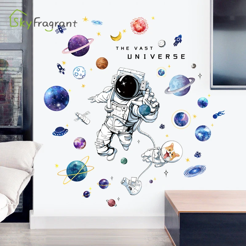 Astronaut Wall Stickers Large