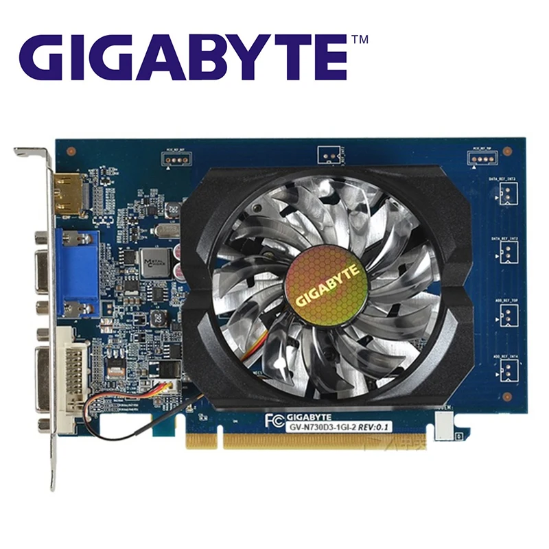 GIGABYTE GT 730 1GB Graphics Cards GV N730D3 1GI D3 GDDR3 Video Card ...