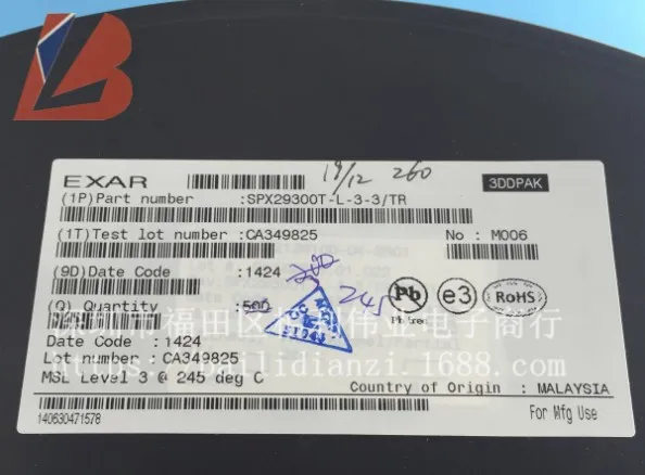 10 unids/lote SPX29300T L 3.3/TR TO263 3 SIPEX|Contactores| - AliExpress