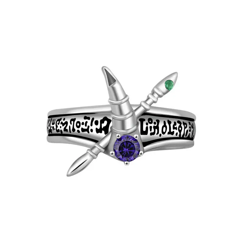 Anime Yu Gi Oh! Yugi Muto Ring 925 Silver Costume Size 7/8/9 Cos ...