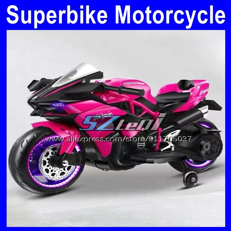 Electric Motorcycle Stroller Mini Moto Bike 12V 4.5A Motorbike baby ...