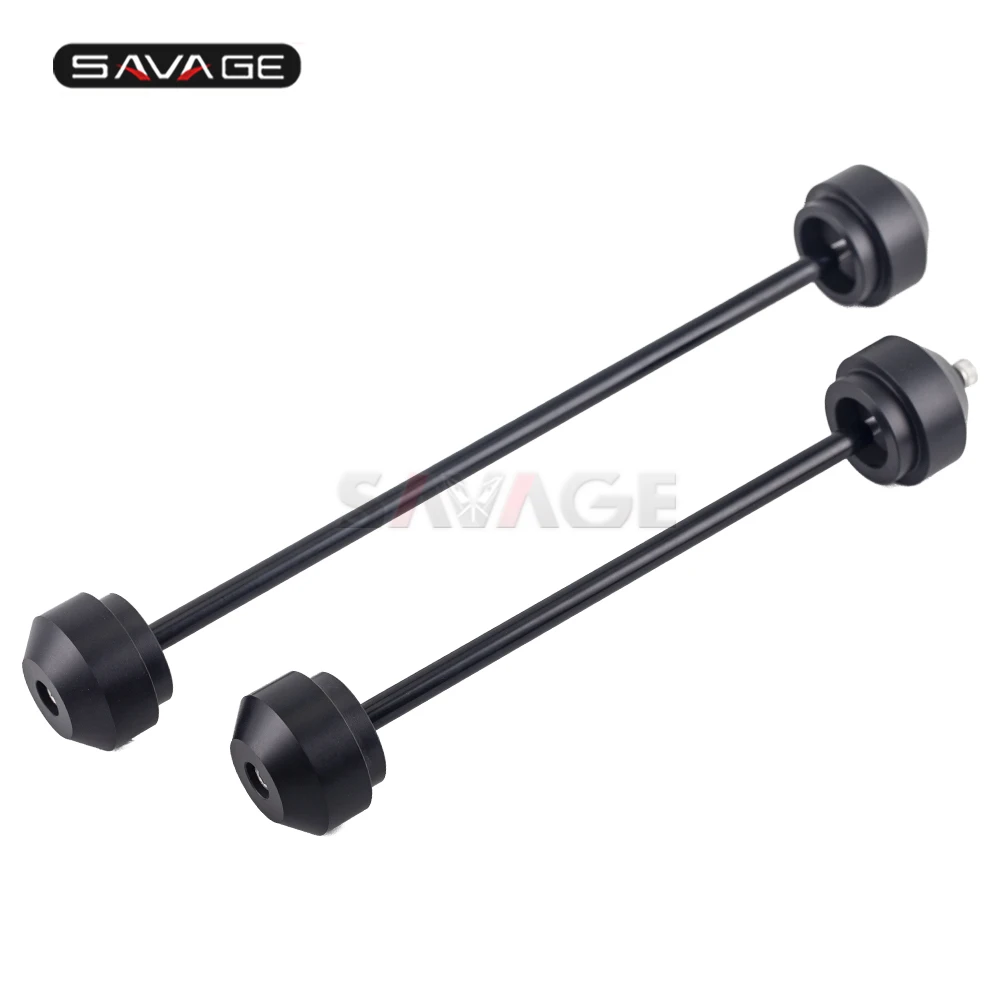 Rear Front Axle Fork Crash Sliders For YAMAHA MT-07 FZ-07- MT07 FZ07 ...