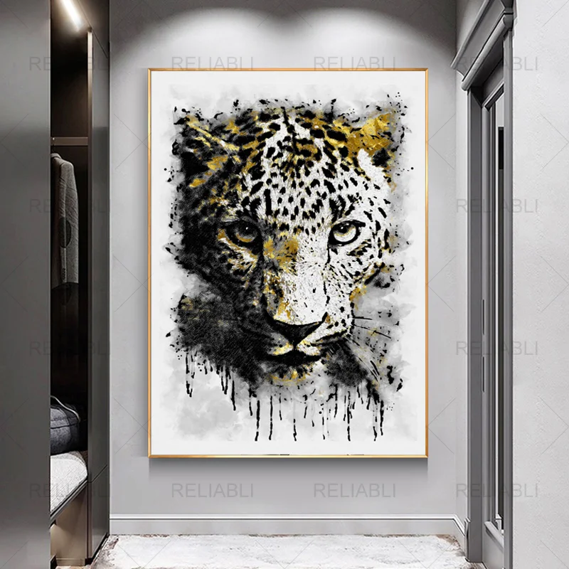 Leopard Painting Abstract