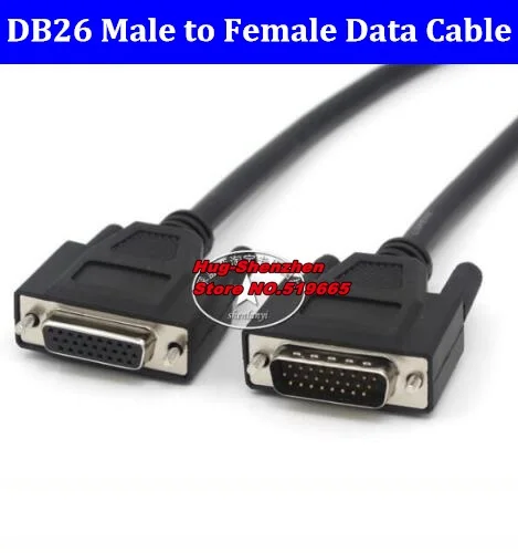 DB26-HDB-26-pins-Male-to-Female-Data-Cable-26pin-Signal-Terminal ...