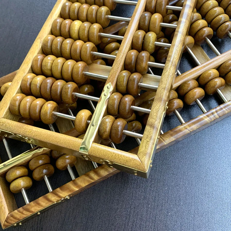 High quality solid wooden Abacus be made with Gold Phoebe SiChuan NanMu ...