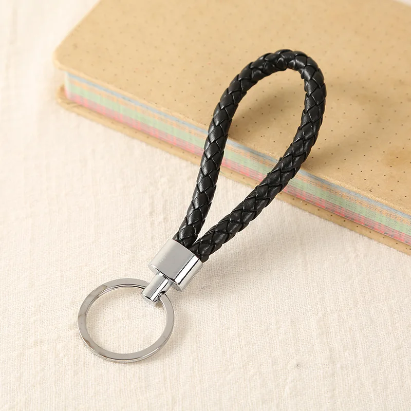 Handwork-Weave-Leather-Keychain-Cute-Baubles-Accessories-For-Bags ...