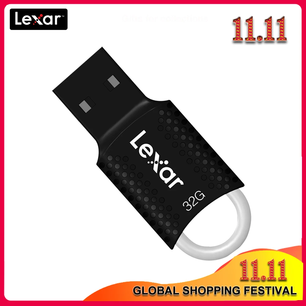 100% Original Lexar Jumpdrive V40 Usb 2.0 Usb Flash Drive 32gb Pen ...