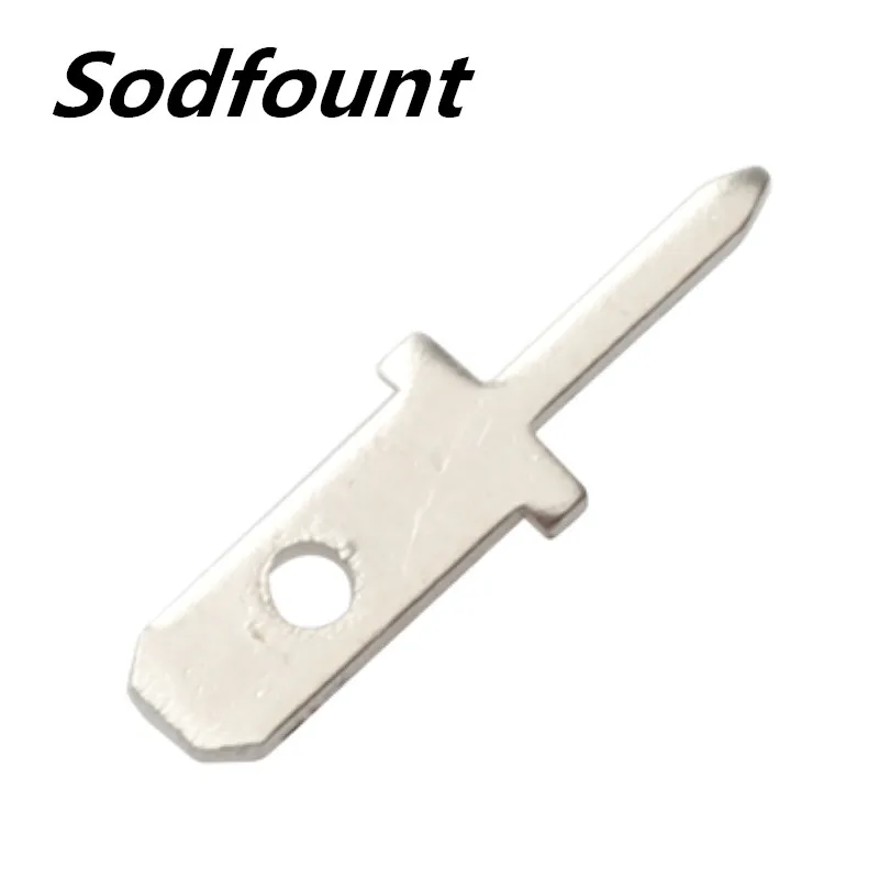 100pcs 2.8 Inserts Plug Spring Terminal Pcb Solder Lug Thickness 0.5/0 ...