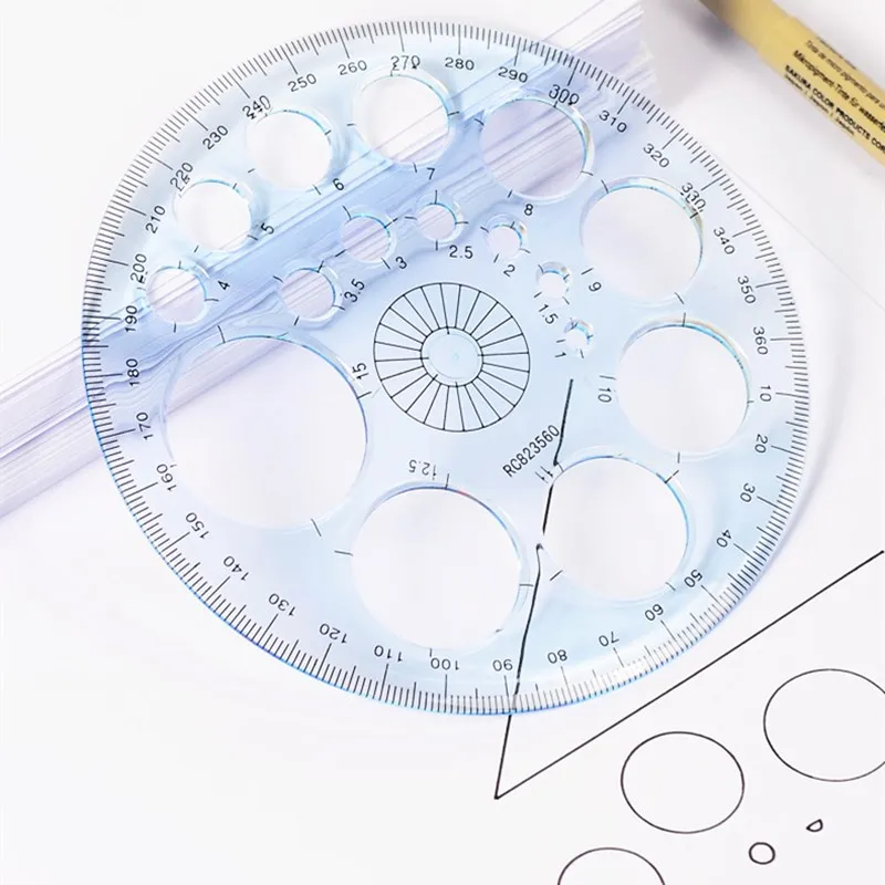 Full Circle Protractor Template