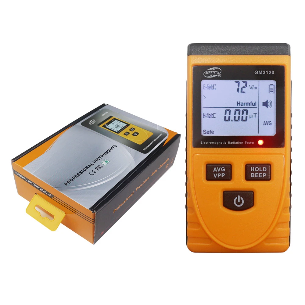 Gm3120 Lcd Electromagnetic Radiation Detector Tester Radiation Meter ...