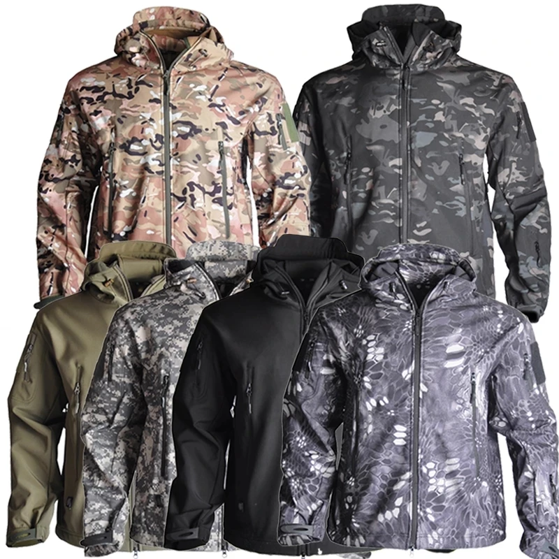 Tad Tactical Shark Skin Outdoor Softshell Jacket | Tactical Jacket ...
