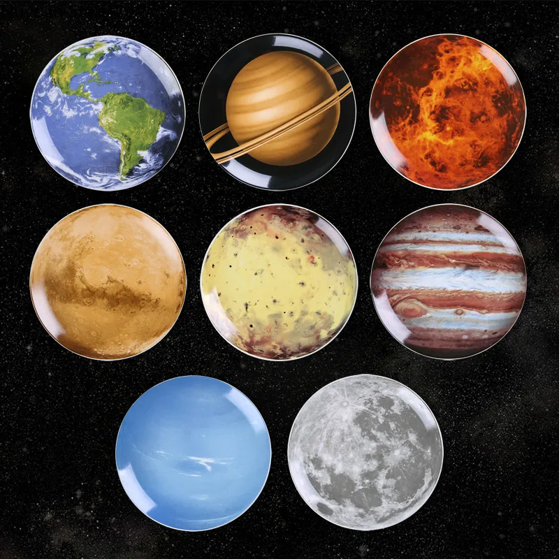 Nordic-Space-Universe-Decoration-Tray-Living-Room-Creative-Round ...