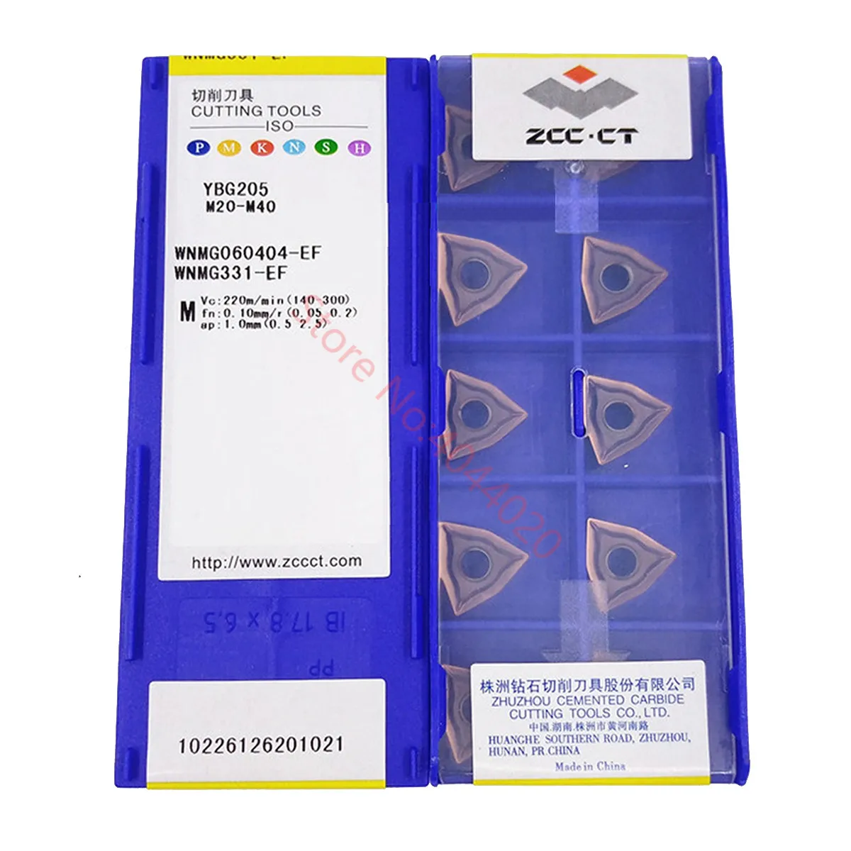 Zcc.ct Wnmg060404-ef/wnmg060408-ef/wnmg080404-ef/wnmg080408-ef Ybg205 ...