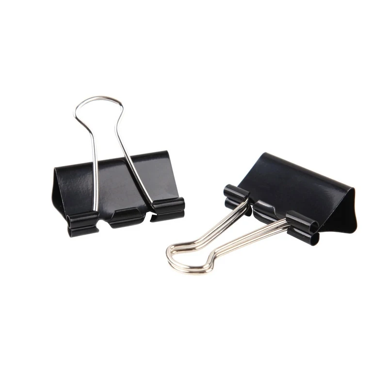 Clip for papers Attache Economy 32 mm, 12 pcs / pack, black STATIONERY ...