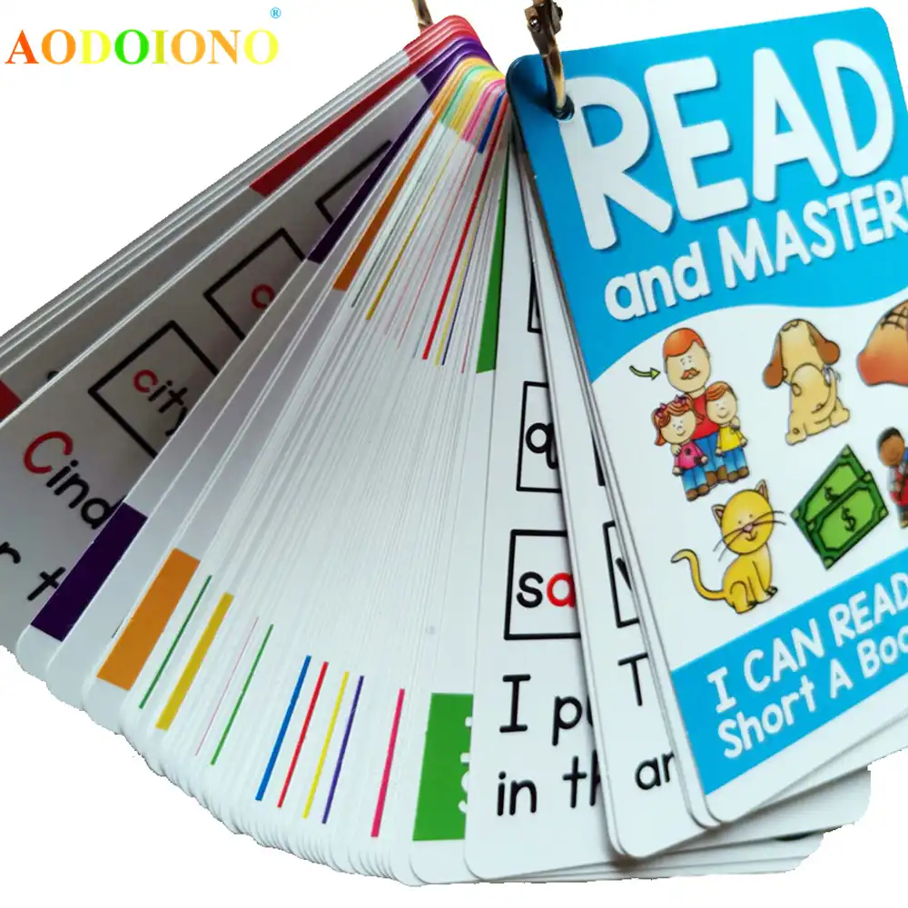 107 Groups/set Roots English Phonics Flash Cards Kids Montessori ...