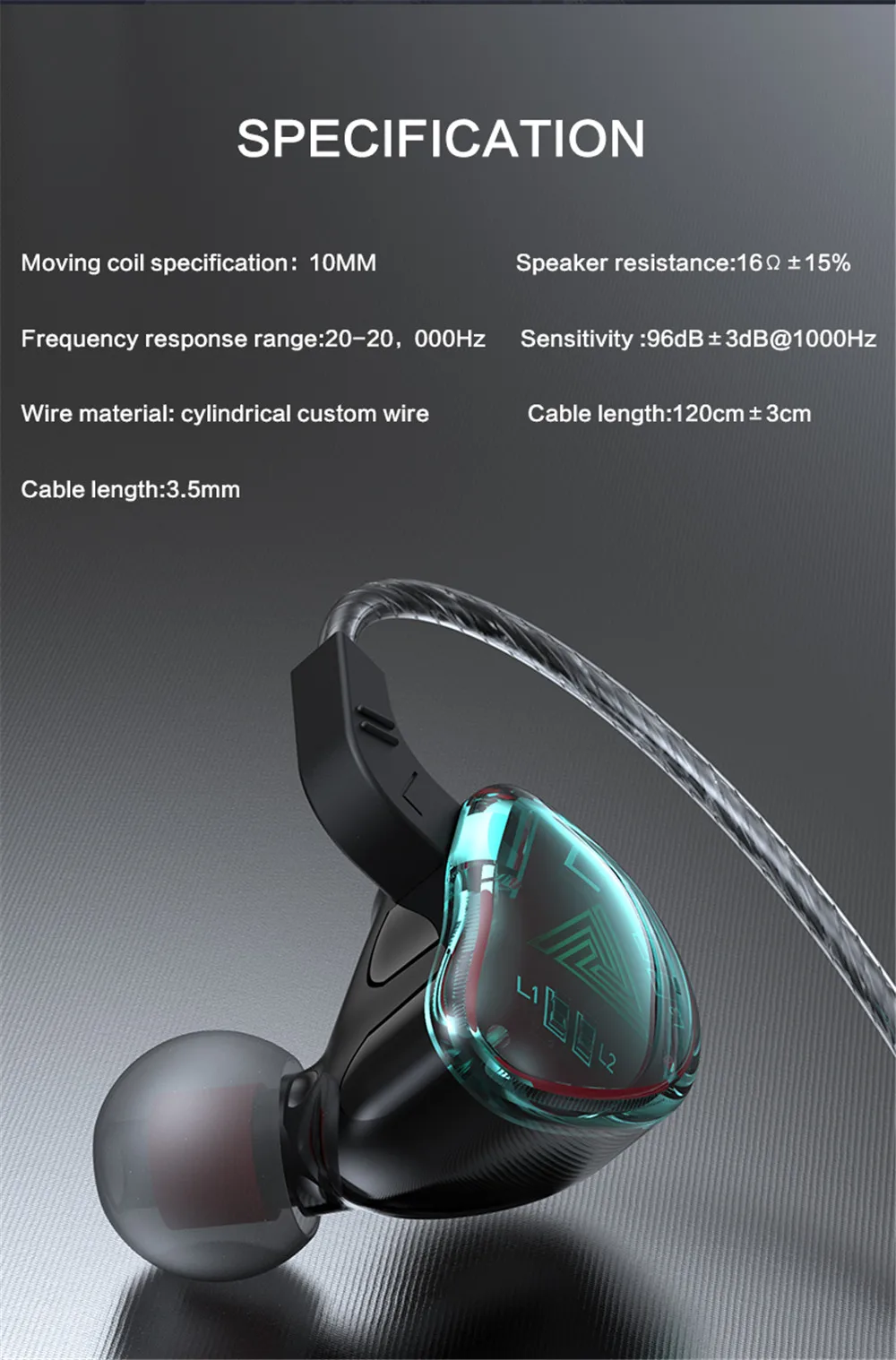 -20% sur Ecouteurs QKZ AK9 3.5mm prise Vert - Ecouteurs - Achat & prix | fnac