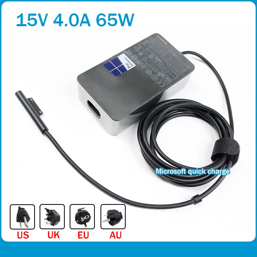 15V 4A 65W tablet pc charger 1706 for Microsoft Surface Pro 4 1724 ...