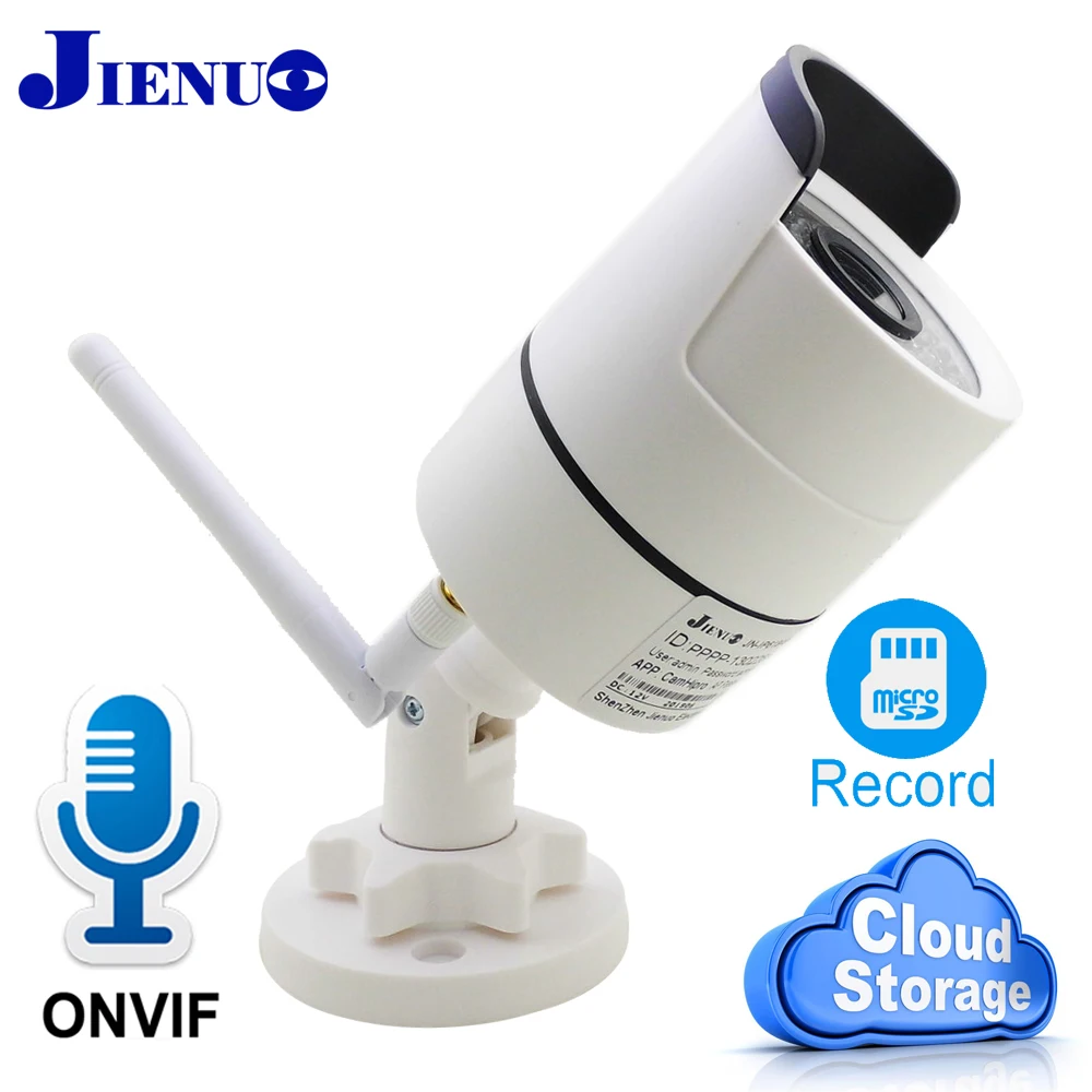 JIENUO Cloud Storage Camera Wireless IP Cam HD Audio Cctv Surveillance ...