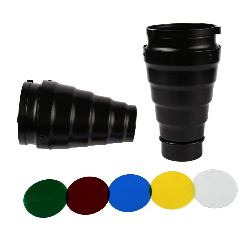 SH-Studio-light-5pcs-Color-Filter-Kit-Fittings-Flash-Accessories-Mount ...