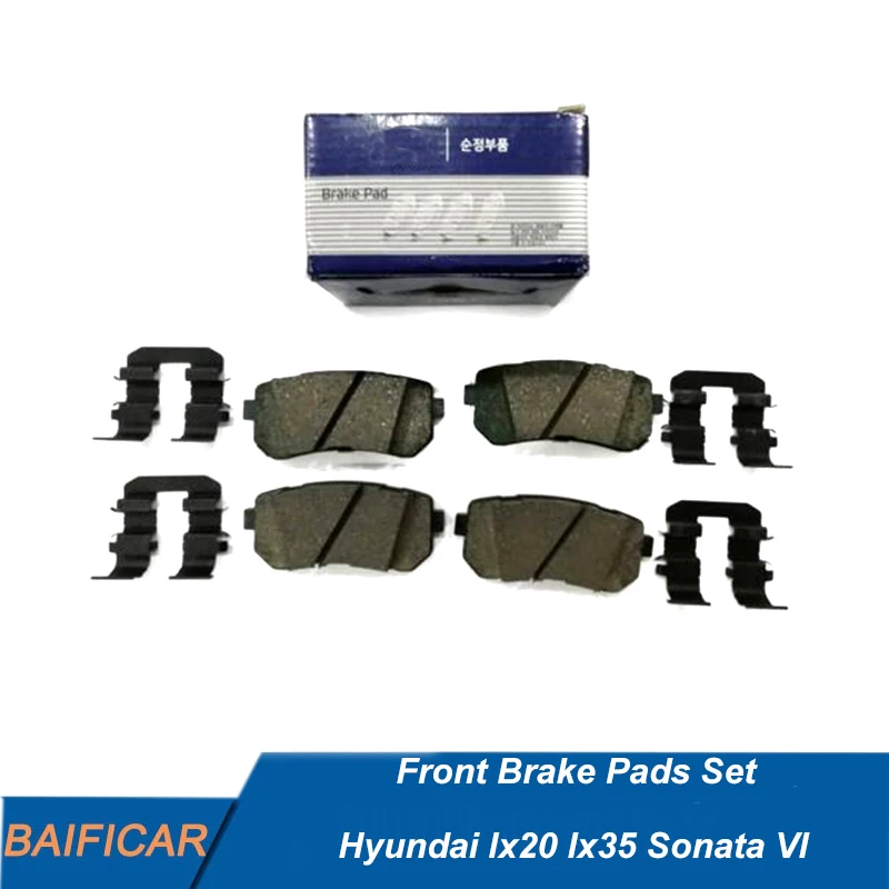 Baificar brandnew genuíno pastilhas de freio dianteiro conjunto 58101 ...