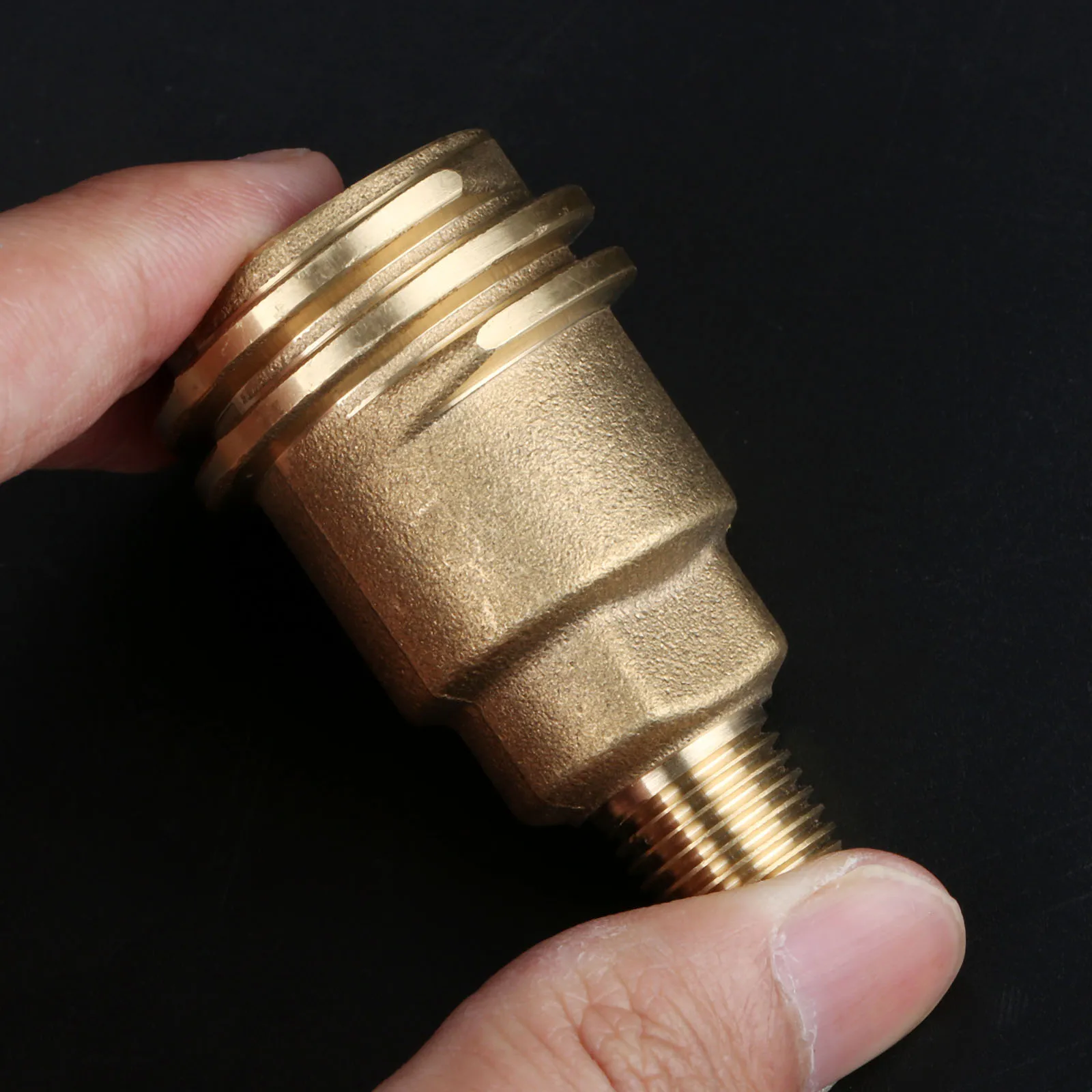 1set-Solid-Brass-Propane-Gas-Pipe-Thread-Adapter-Male-QCC-1-To-1-4inch ...