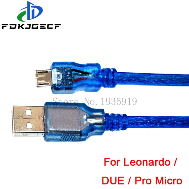 30cm USB Cable for Uno r3/Nano/MEGA 2560/Leonardo/Pro micro/DUE Blue ...