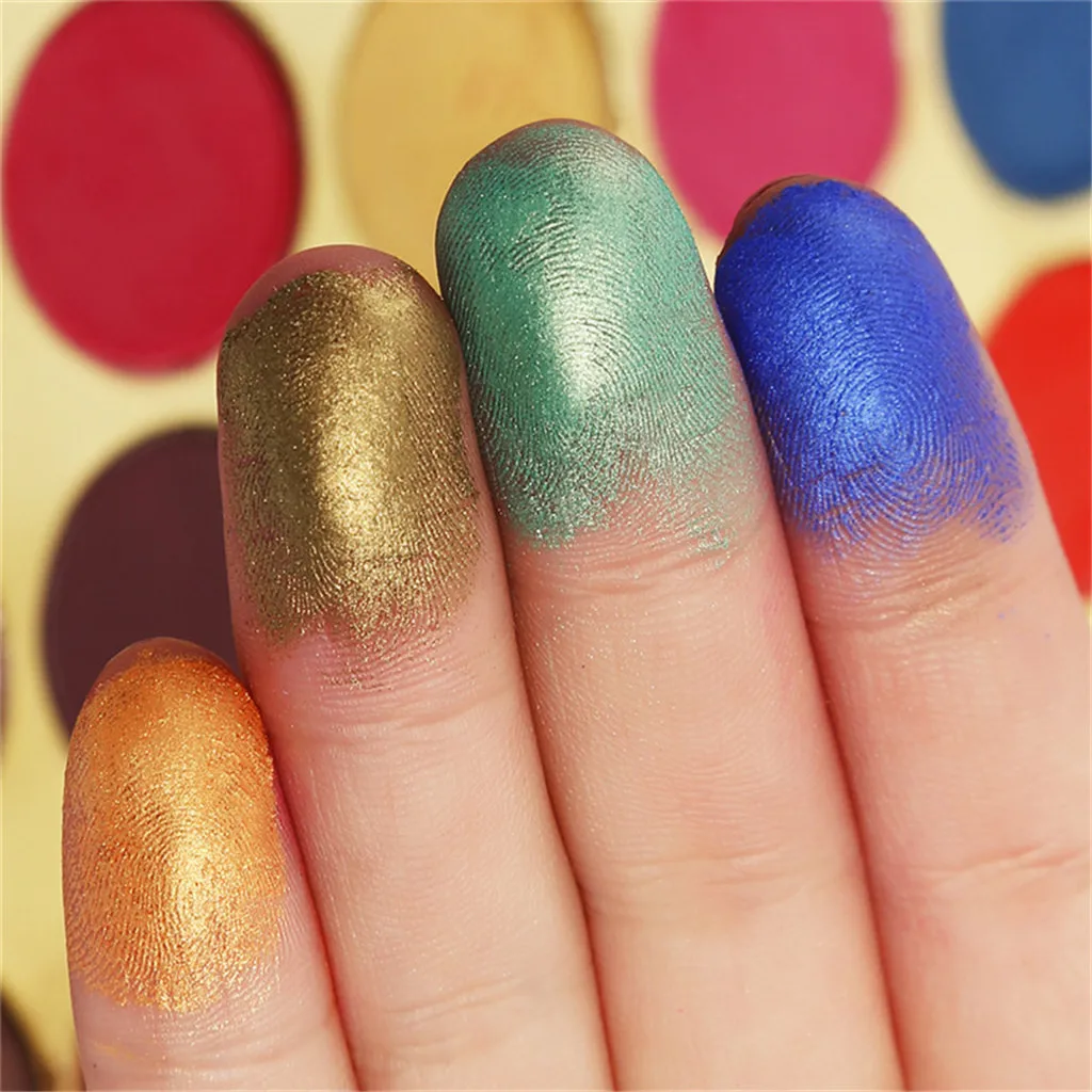 35 цветов, Профессиональные тени для век, золотистые, многоотражающие ...