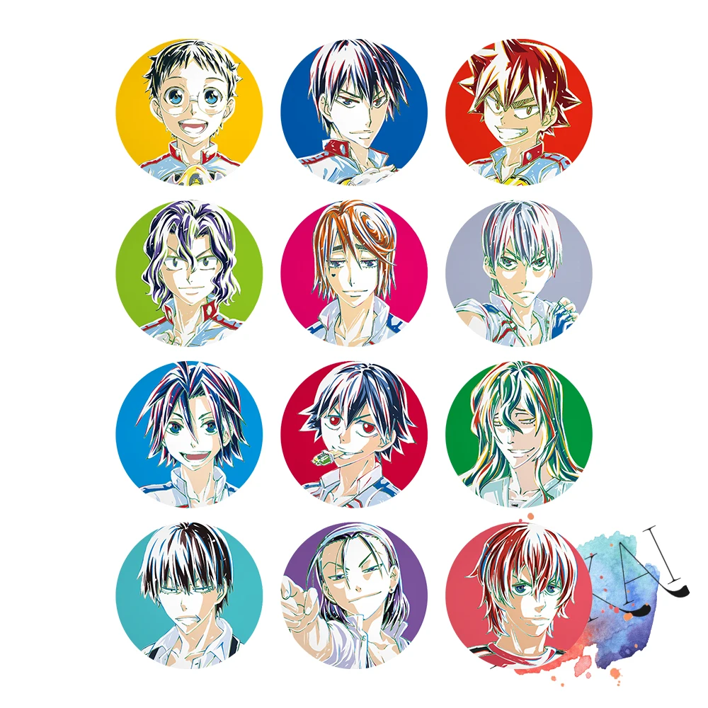 Yowamushi-Pedaal-Anime-Badge-Onoda-Sakamichi-Imaizumi-Shunsuke-Naruko ...