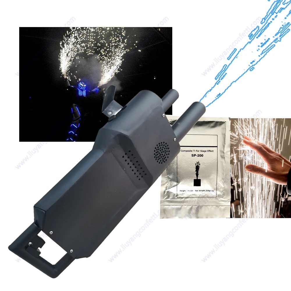 Wedding Firework Sparkler Handheld Shooting Gun Spark Pyrotechnic Bar ...