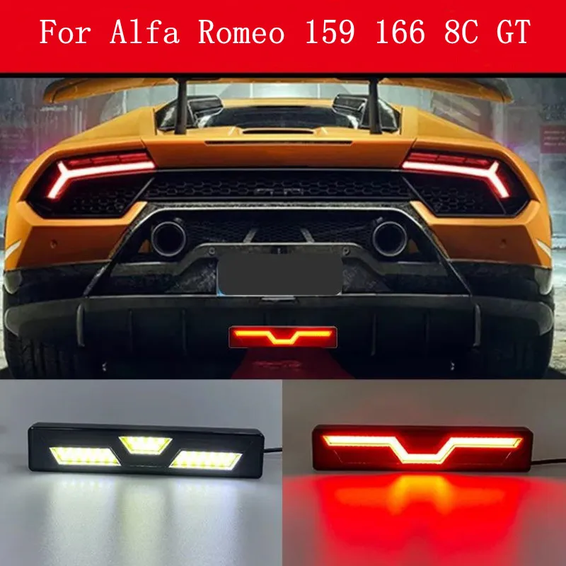 New-Brake-Lights-F1-Style-Red-Rear-Tail-Third-Brake-Stop-Safety-Lamp ...