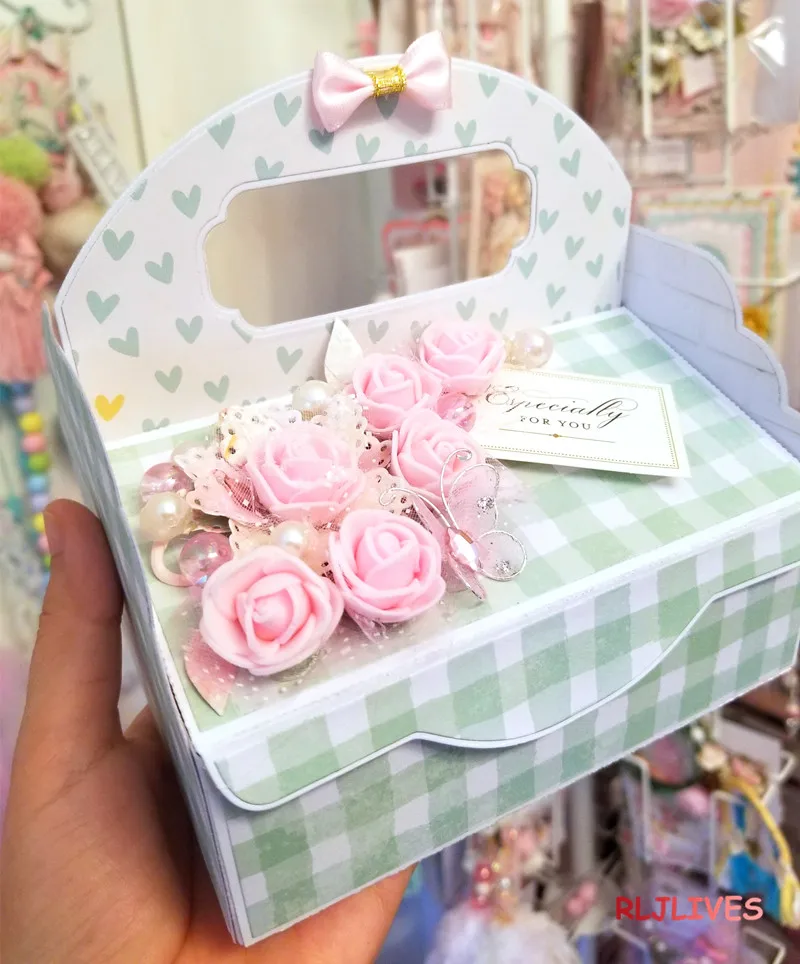 Charming Gift box Metal Cutting Dies DIY Scrapbooking Card Stencil ...