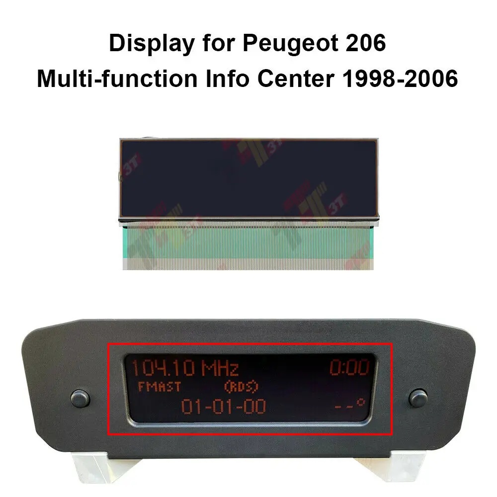 Dashboard-LCD-Display-for-Peugeot-307-and-206-Multi-function-Info ...