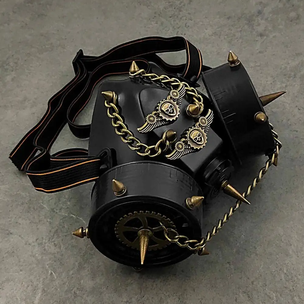 Gothic Steampunk Gas Mask Cosplay Custume Rock Masquerade Mask - Masks ...