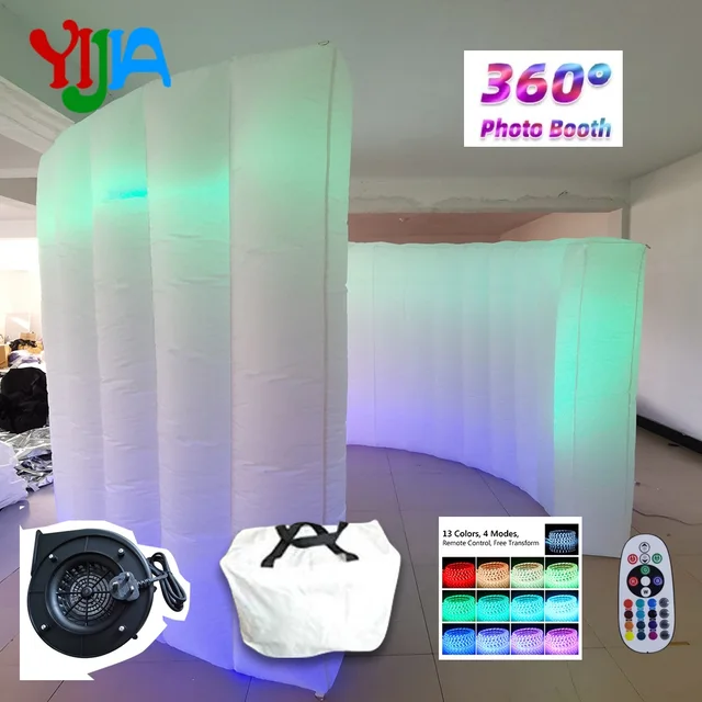 Automatic 360 Degree Spinning Video Booth Platform Custom Enclosure ...